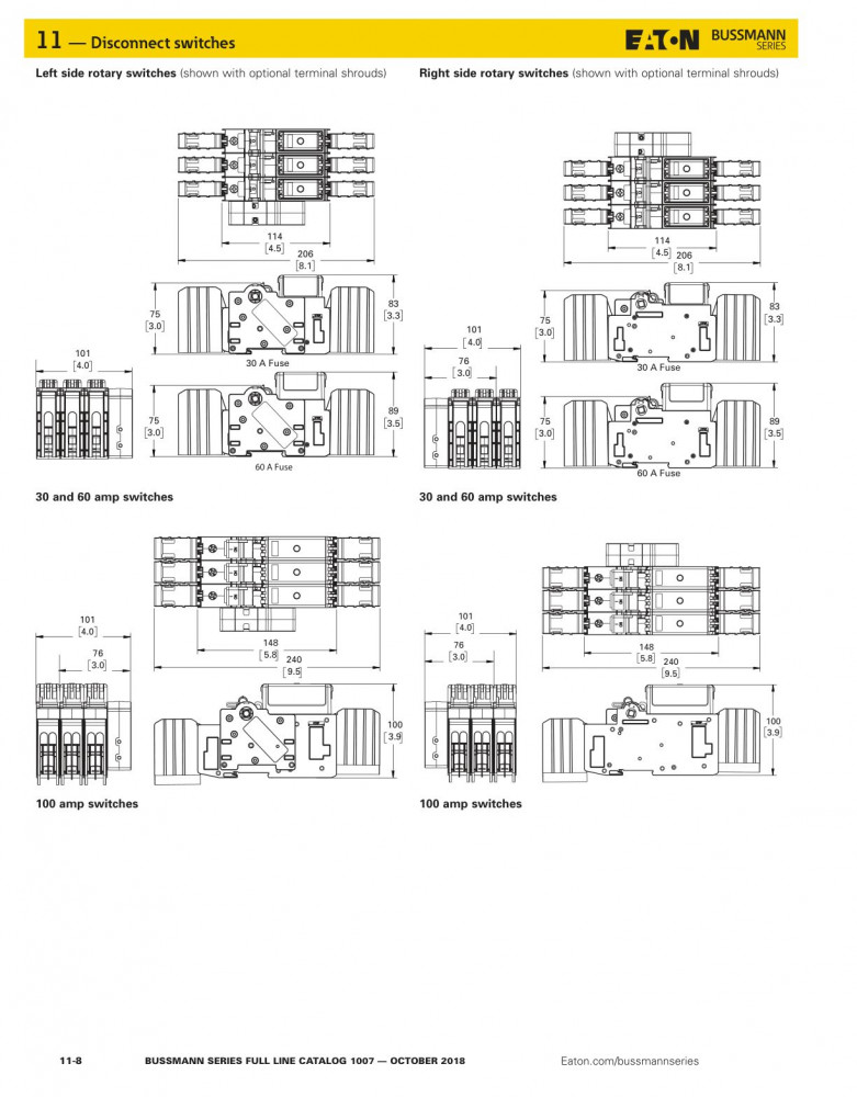 EATON Bussmann technical document page 8