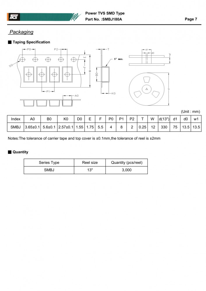 TKS SMBJ180A datasheet page 10