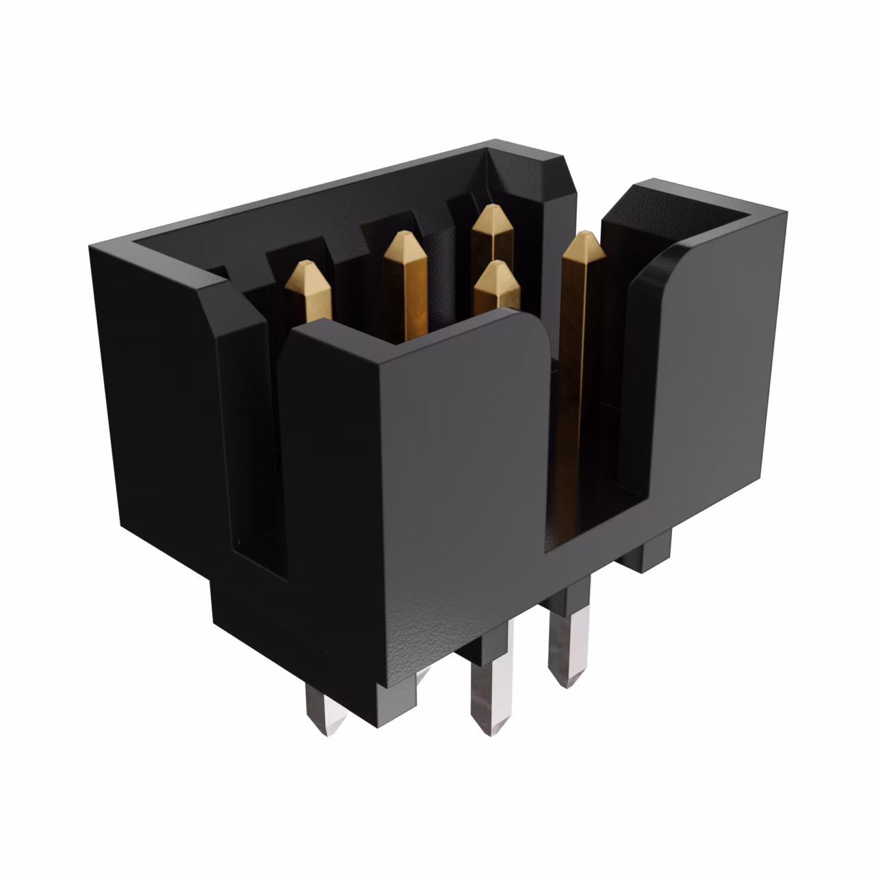 2.00mm Pitch, Milli-Grid PCB Header, Dual Row, Right-Angle, Through Hole, 8 Circuits, 0.38µm Gold (Au) Plating, 2.16mm Tail Length, Dual Side Slots, Center Friction Lock, Tube