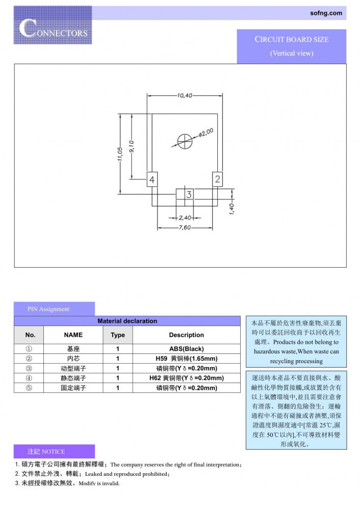 SOFNG DC-039 technical document page 4