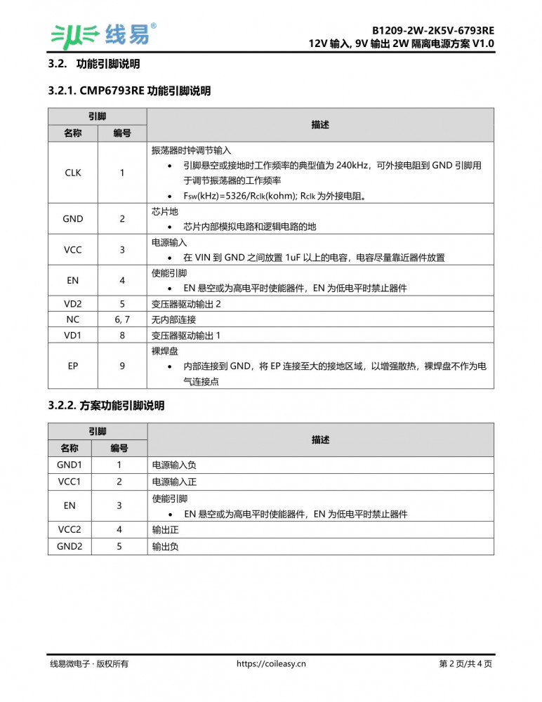 B1209-2W-2K5V-6793RE technical document page 2