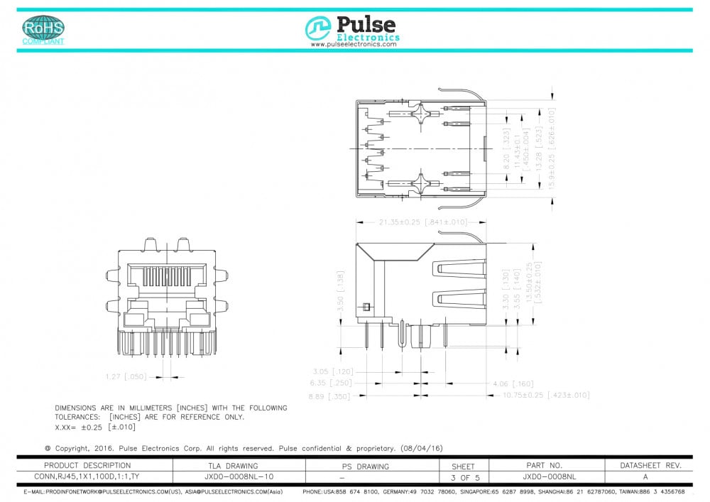 JXD0-0008NL datasheet page 3