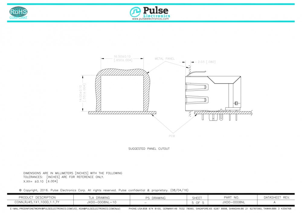 JXD0-0008NL datasheet page 5