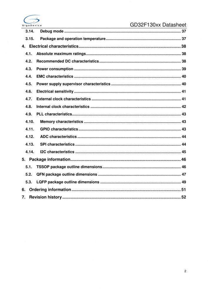 GD32F130G6U6TR datasheet page 3