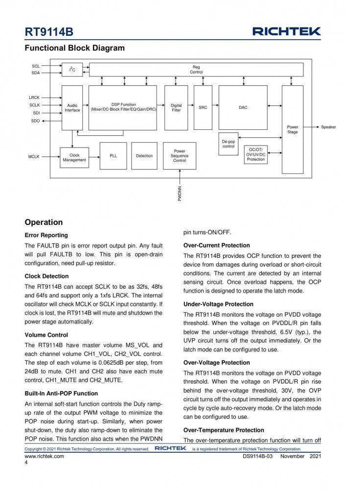 RT9114B datasheet page 4