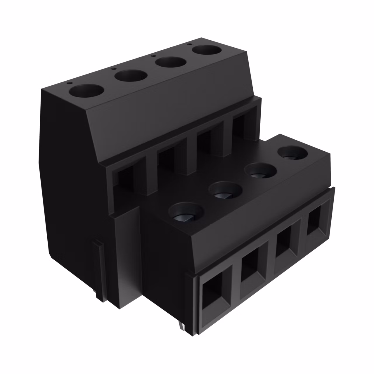 5.08mm Pitch Beau Eurostyle Low Profile, Two Level Terminal Block, Modular, 8 Circuits for sale