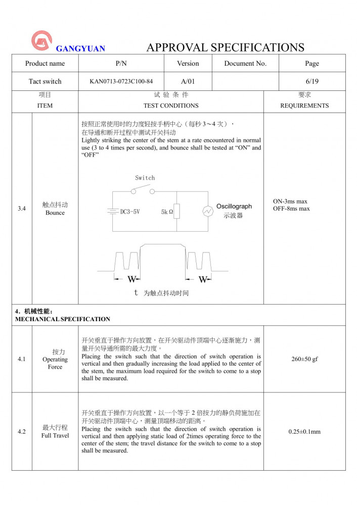 KAN0713-0723C100-84 approval specification page 6