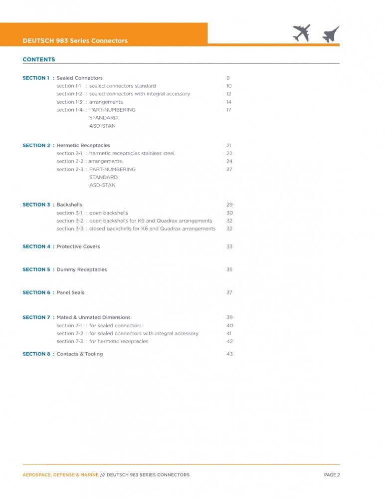 TE Connectivity DEUTSCH 983 Series document page 2