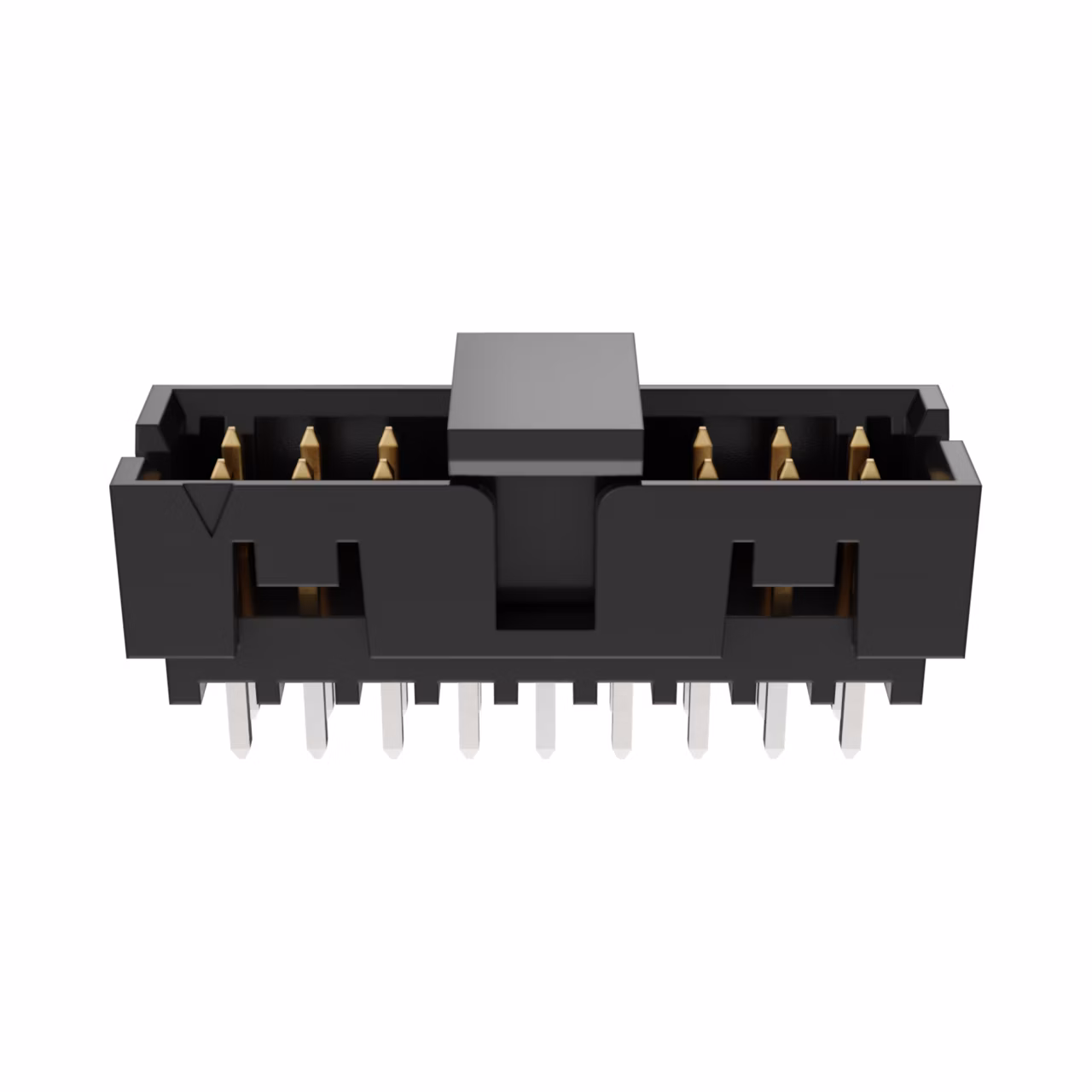 2.00mm Pitch, Milli-Grid PCB Header, Dual Row, Vertical, Through Hole, Shrouded, 18 Circuits, 0.38µm Gold (Au) Plating, 2.50mm Tail Length, Dual Side Slots, Dual Friction Locks, Center Polarization, with Cap, Tape and Reel for sale