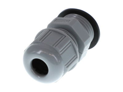 Heavy-Duty Plastic Gable Gland with Gasket, M16x1.5 Thread, Grey RAL 7001 for sale
