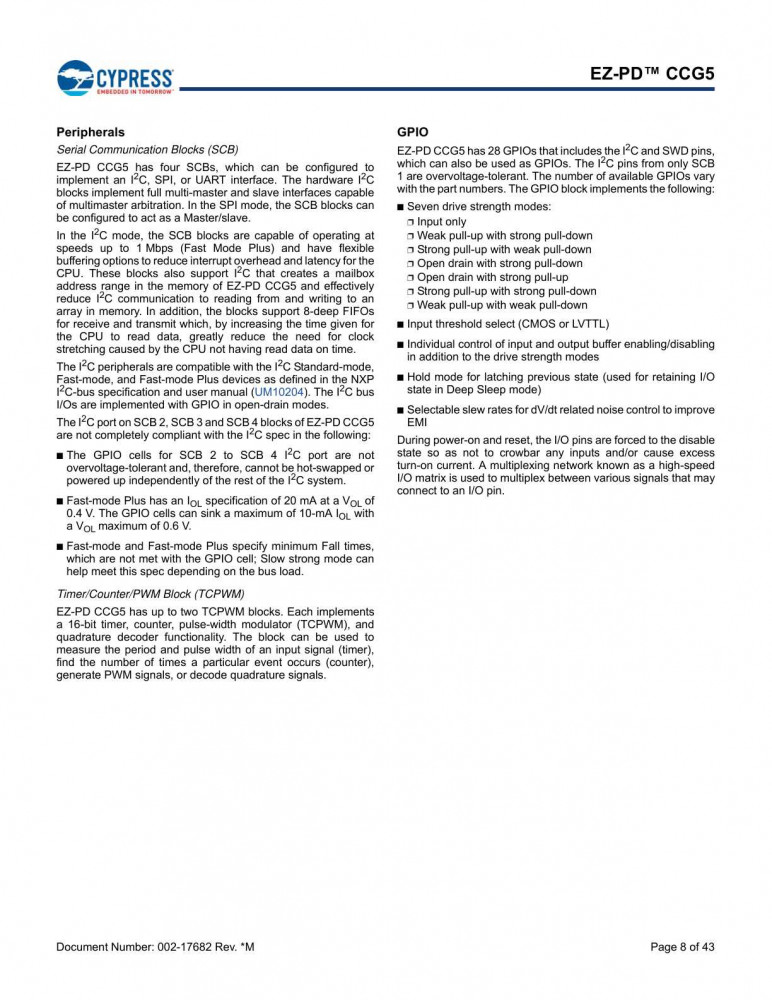 CYPD5236-96BZXIT datasheet page 9