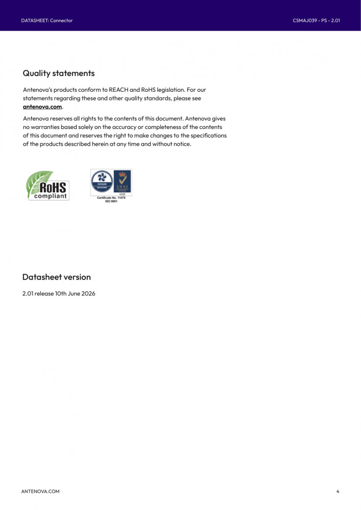 CSMAJ039 datasheet page 4