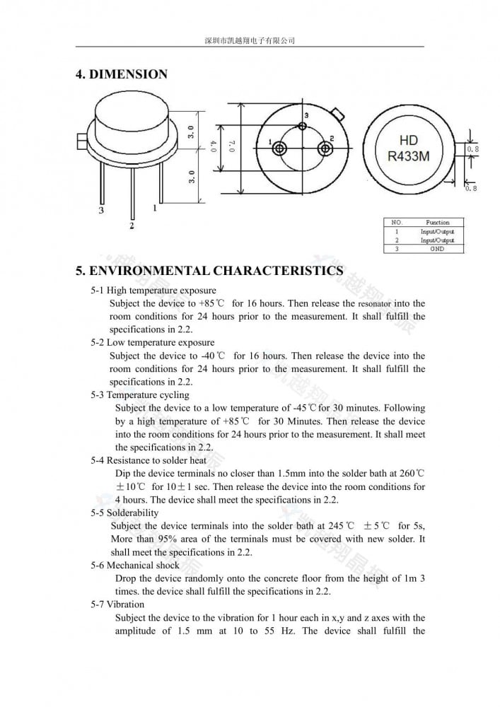 KYX KTO43392 specification page 3