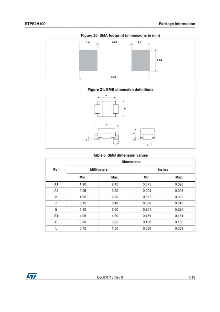 STPS2H100 datasheet page 7