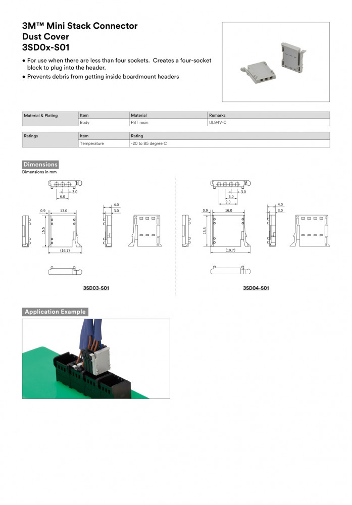 3M Mini Stack Connector technical document page 5