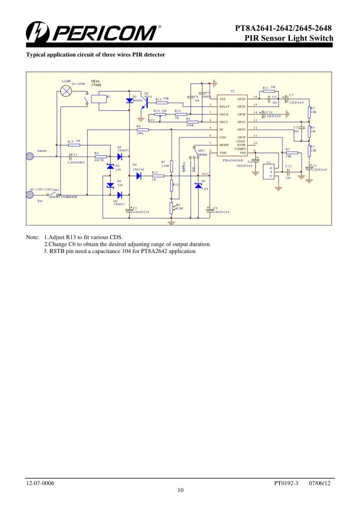 PT8A2648WEX datasheet page 10