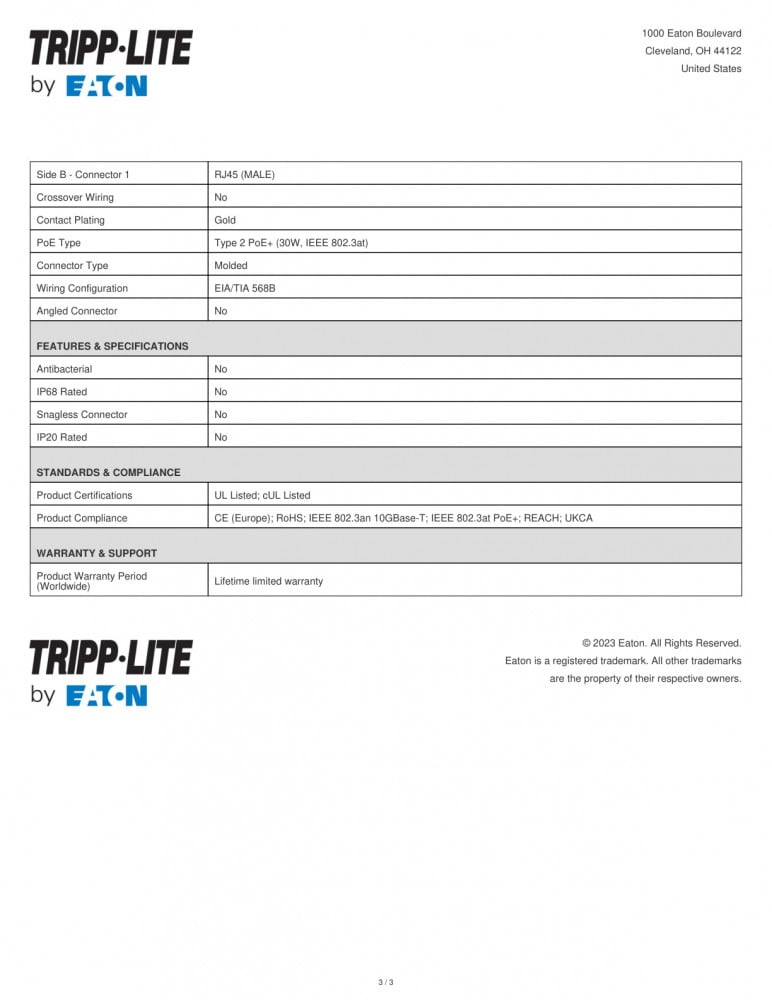 N200-001-BL technical document page 3