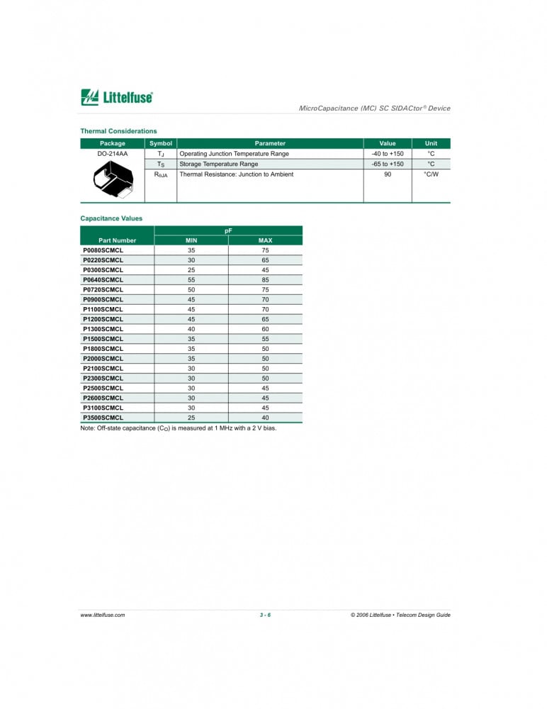 P3100SCMCLRP technical document page 2