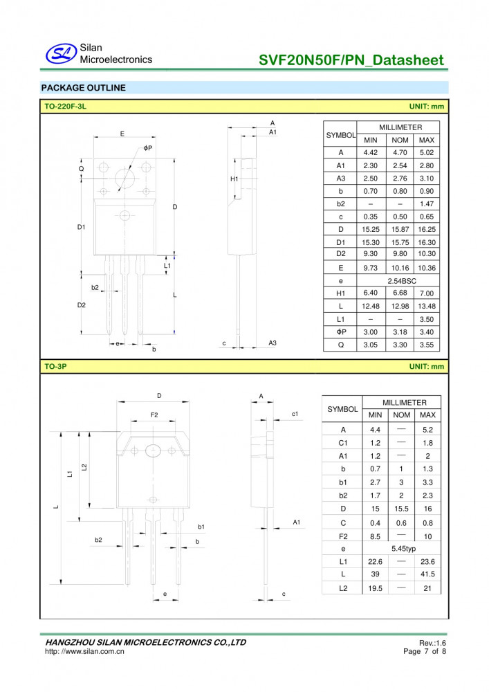 SVF20N50F datasheet page 7