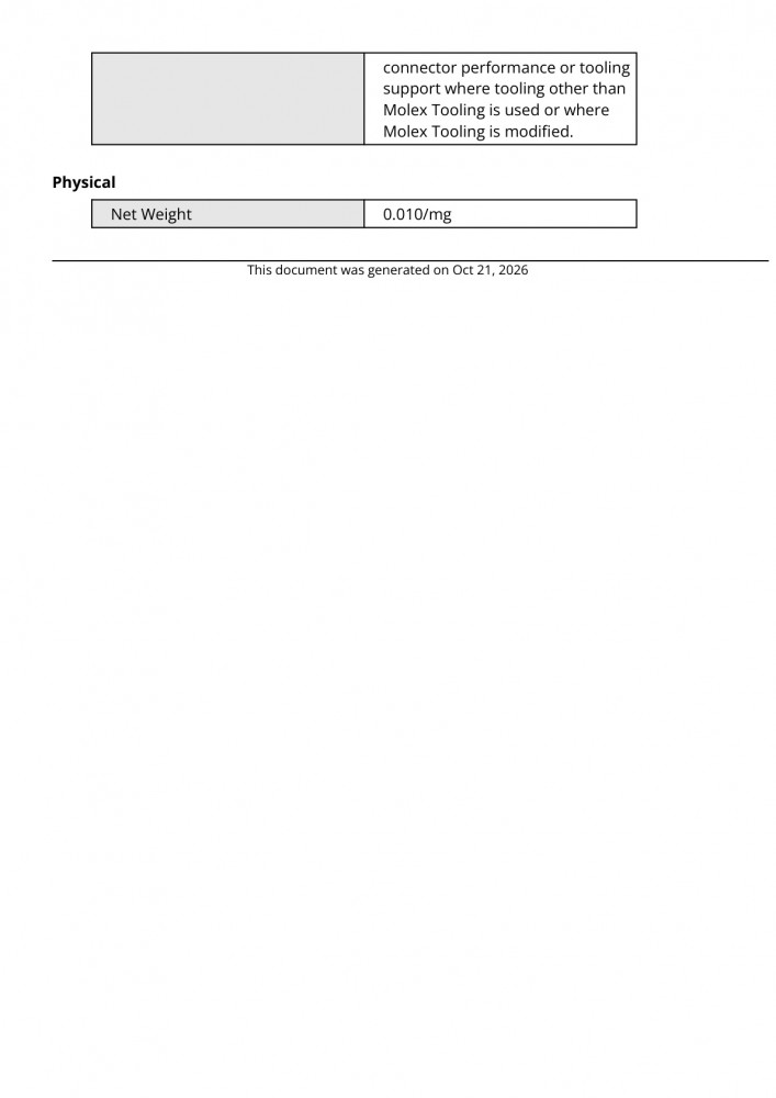 Product document image 3 for MOLEX 640160205