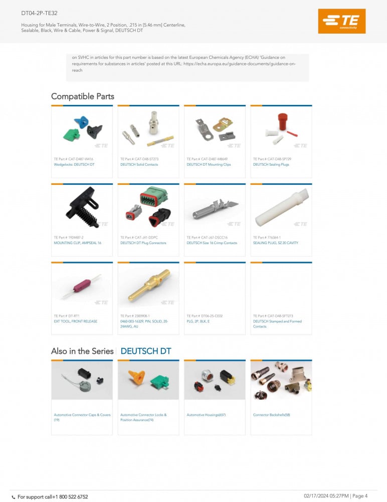 DT04-2P-TE32 technical document page 4