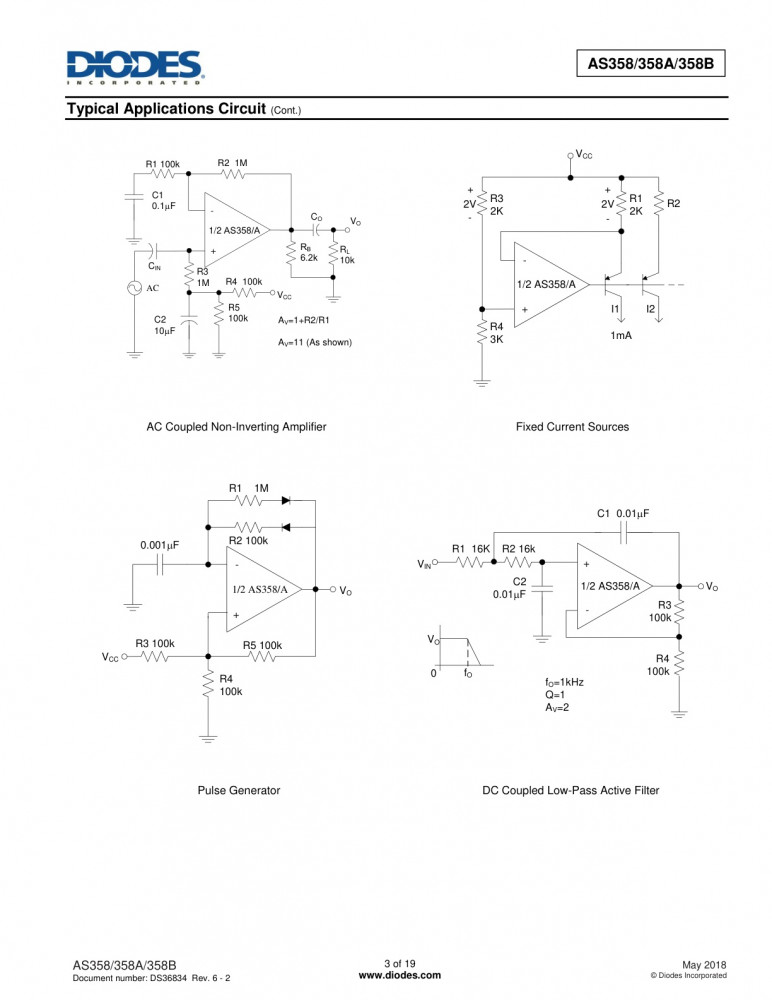 AS358GTR-E1 datasheet page 3