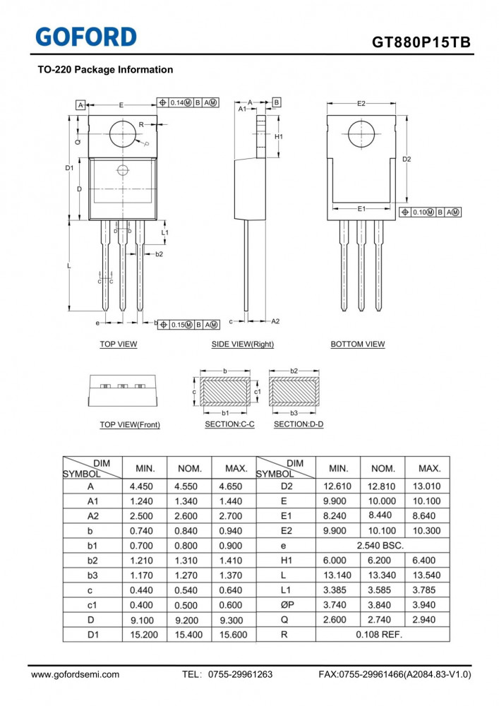 GT880P15TB datasheet page 6