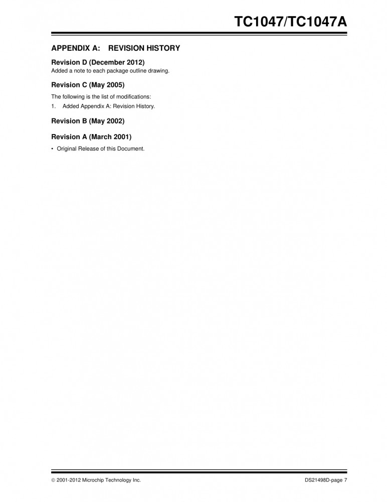 TC1047 datasheet page 7