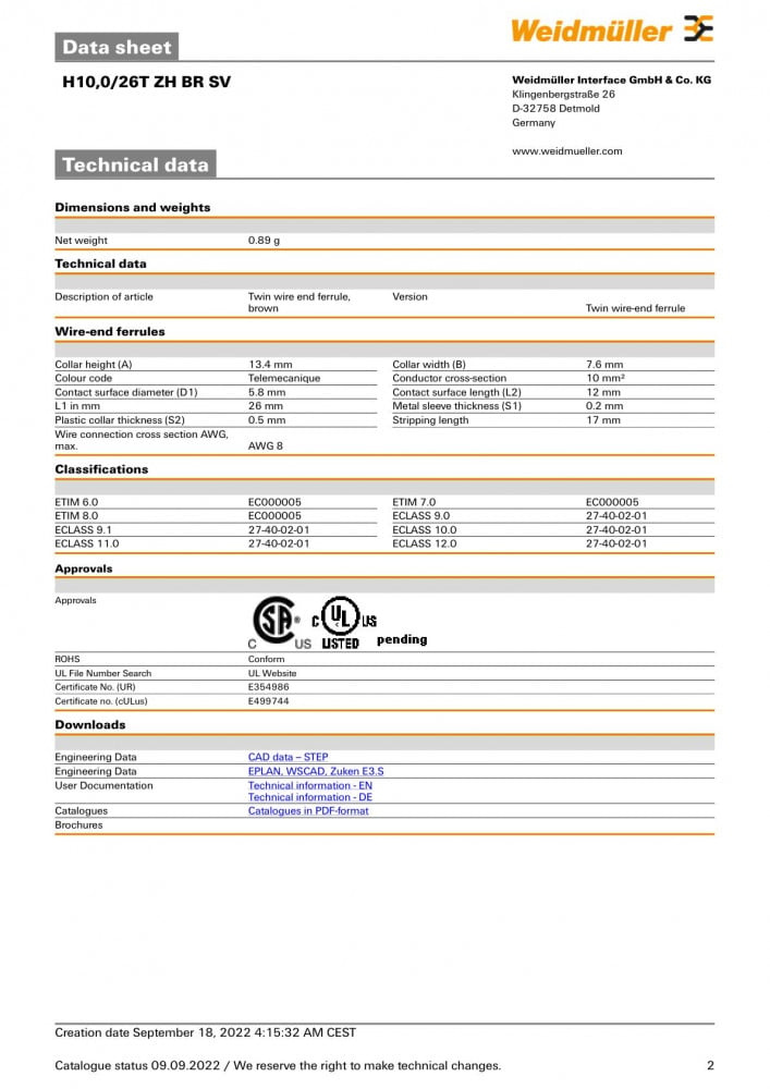 9005170000 technical document page 2