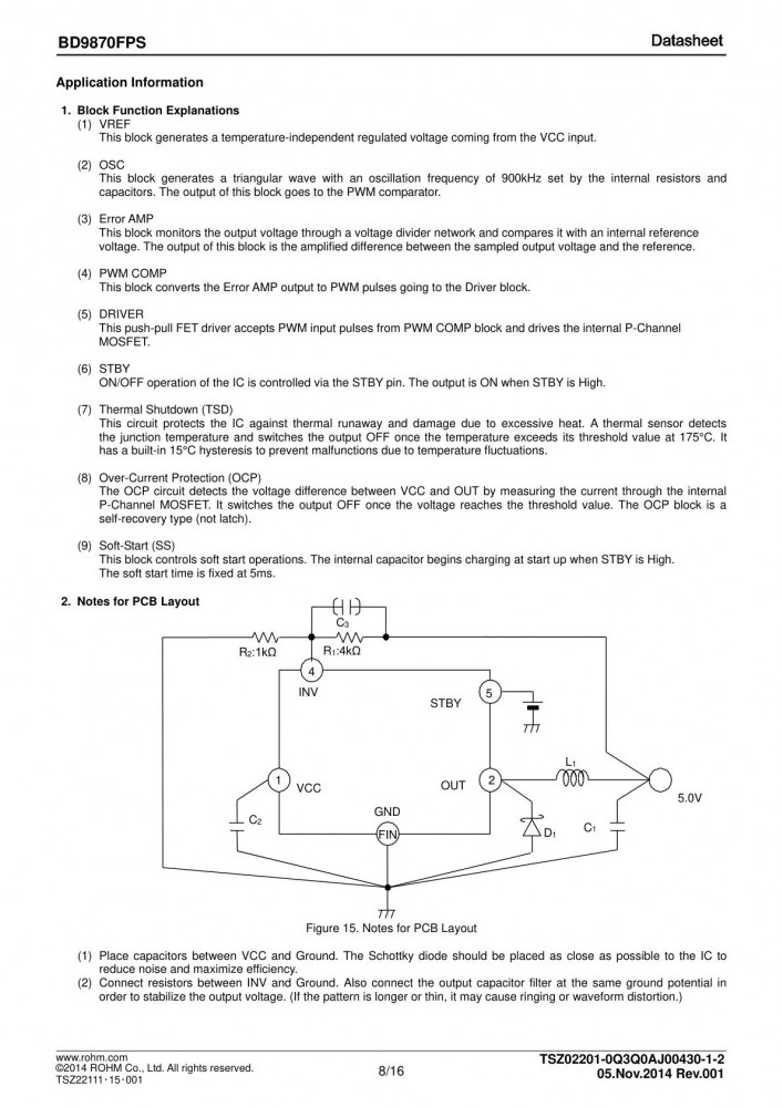 BD9870FPS-E2 technical document page 8