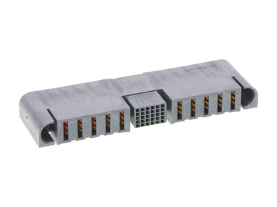 Mini-Fit BMI Header, Dual Row, Right-Angle, 14 Circuits, for 6.35mm PCB Thickness, Gold (Au) Plating, with Retention Clip