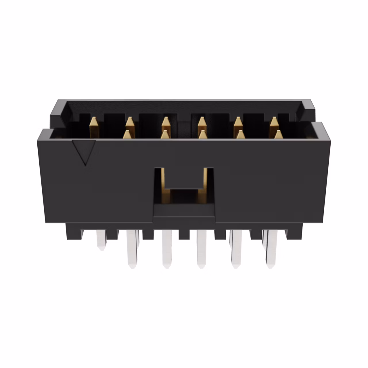 2.00mm Pitch, Milli-Grid PCB Header, Dual Row, Vertical, Through Hole, Shrouded, 12 Circuits, Circuit 1 Voided, 0.38µm Gold (Au) Plating, 2.50mm Tail Length, Dual Side Slots, Center Friction Lock, Tube for sale