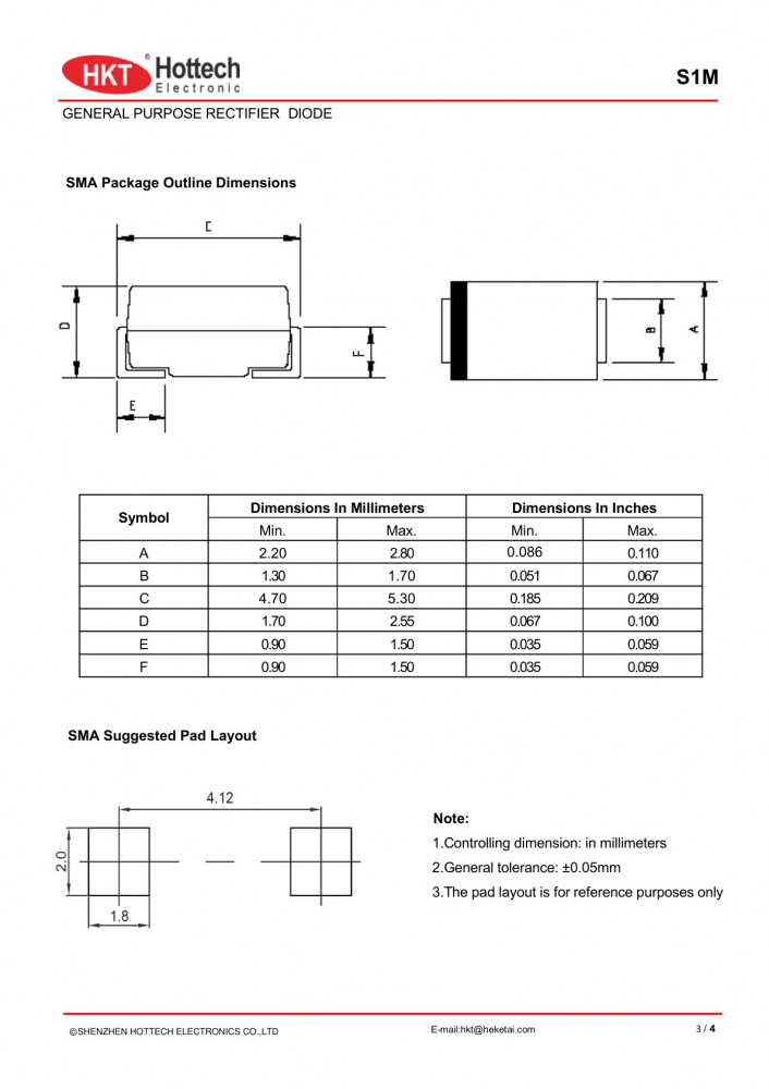 S1M datasheet page 3