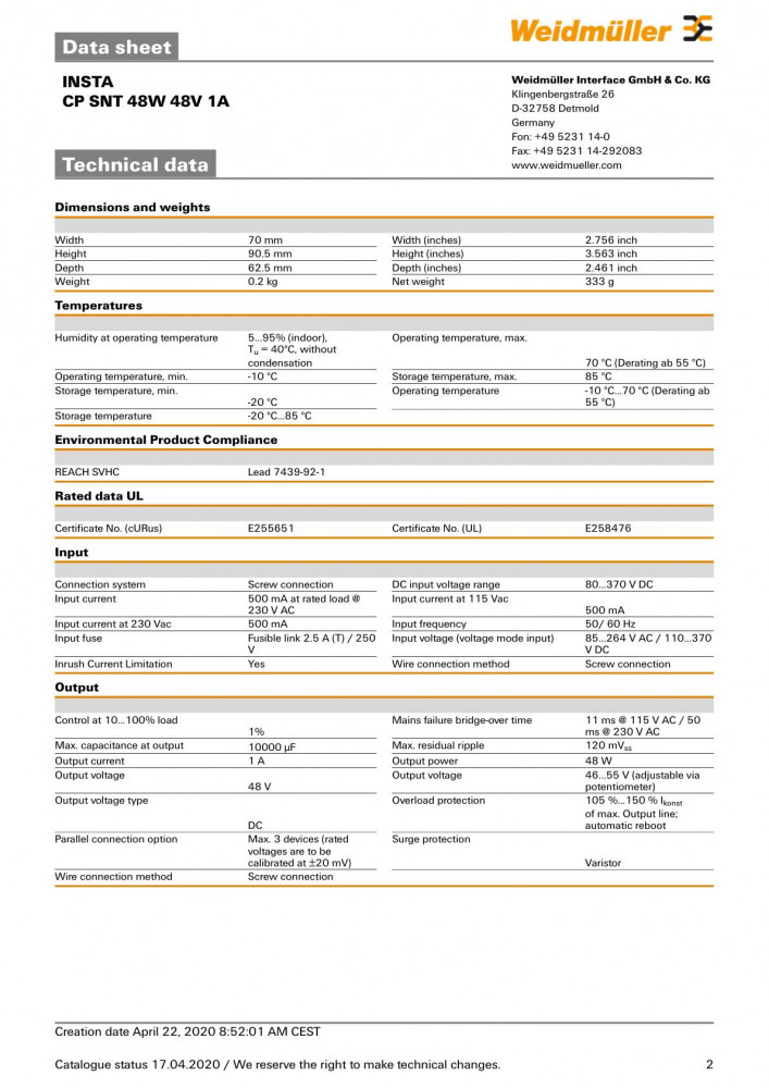 8879230000 technical document page 2
