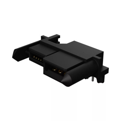 EXTreme LPHPower Receptacle Header, Right-Angle, 2 Power Contacts, 12 Signal Contacts, Select Gold (Au) Plating, for 2.36mm Thick PC Board, with Guide Posts and Press-fit Plastic Pegs for sale
