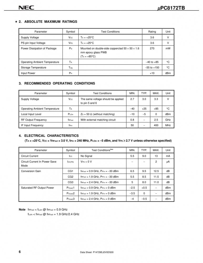 UPC8172TB-E3-A datasheet page 8