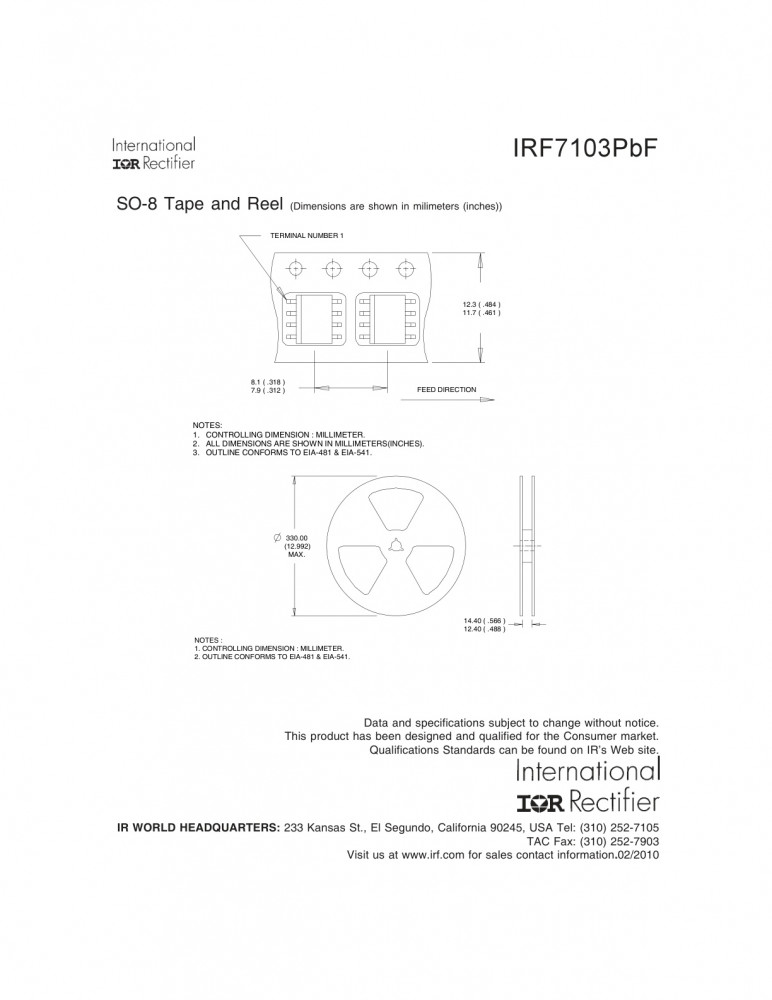 IRF7103 datasheet page 9