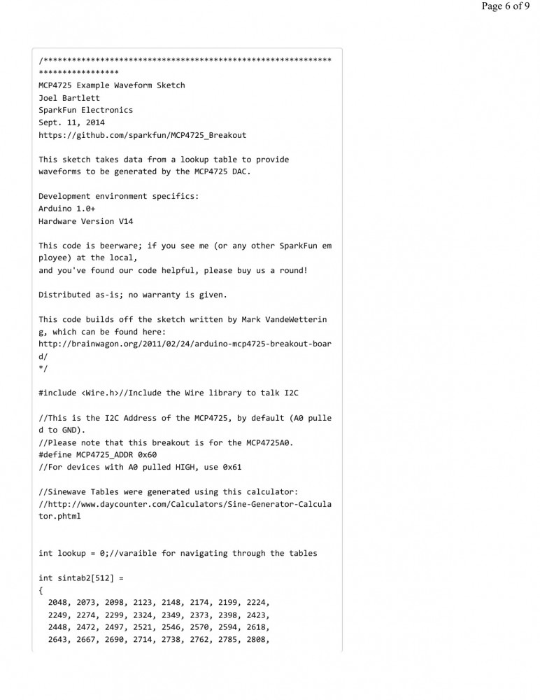 Technical document page 6