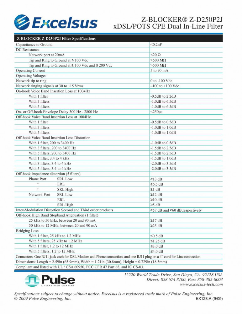 Z-D250P2J technical document image 2