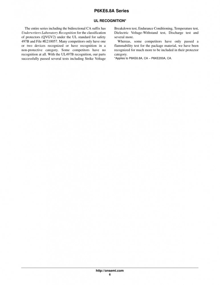 P6KE24AG datasheet page 6