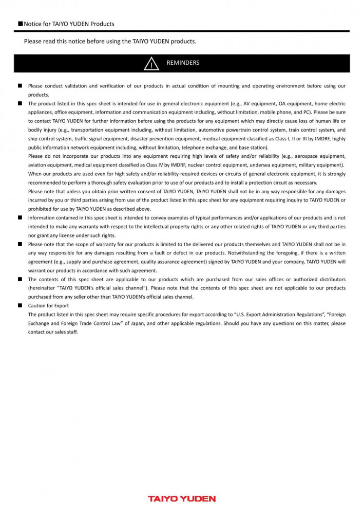 PAS1016LS2R5205 technical document page 2