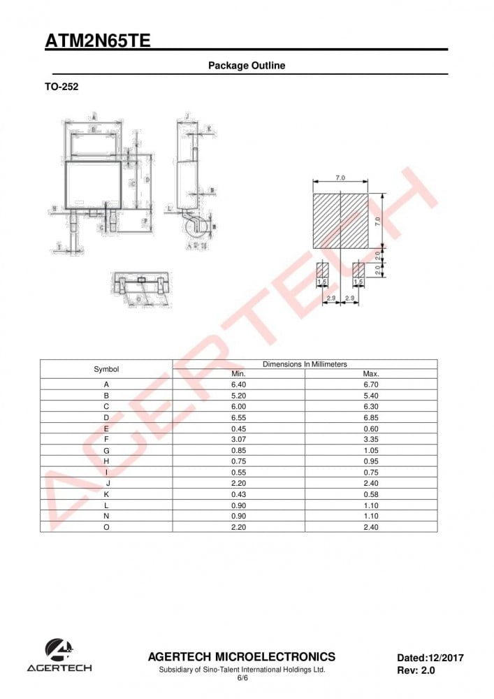 ATM2N65TE datasheet page 6