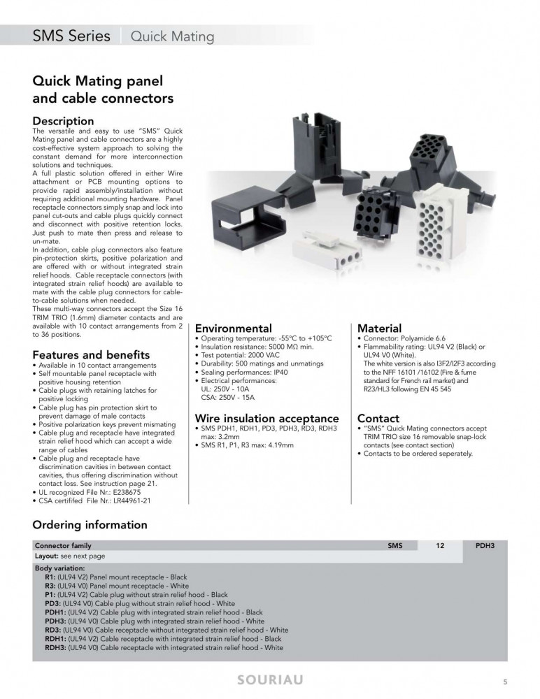 EATON SOURIAU SMS documentation page 4