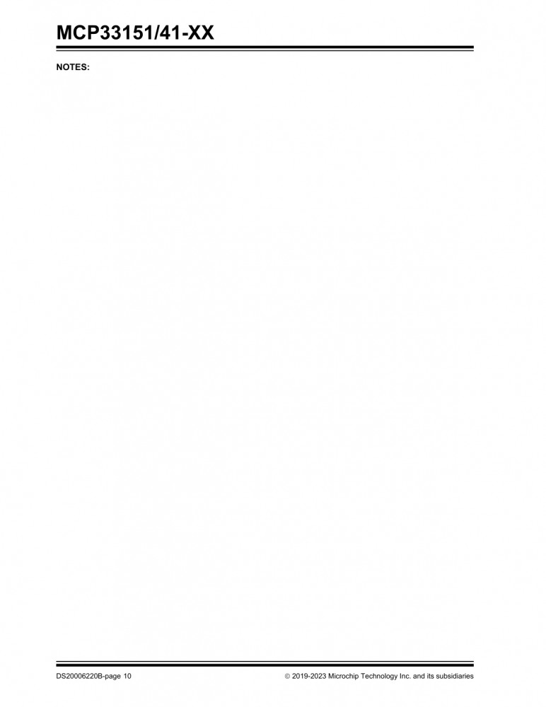 MCP33141-10 technical document page 10