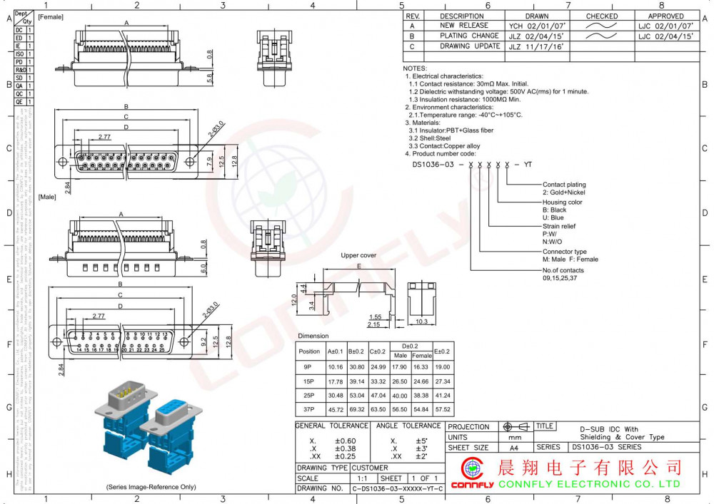 DS1036-03-09MPU2-YT technical document page