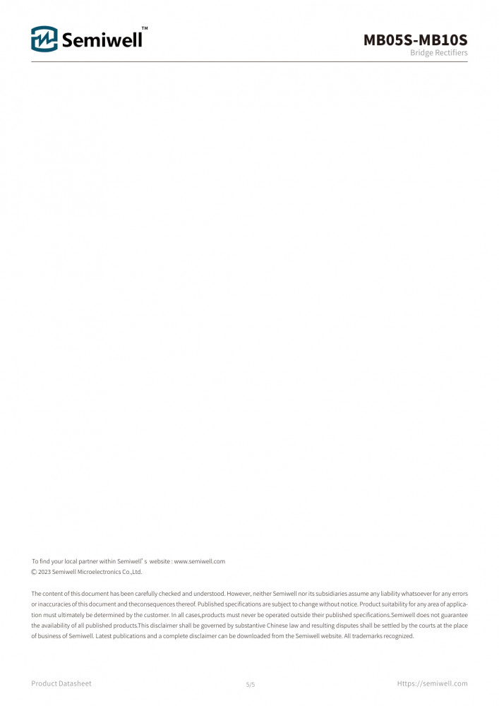 MB6S datasheet page 5