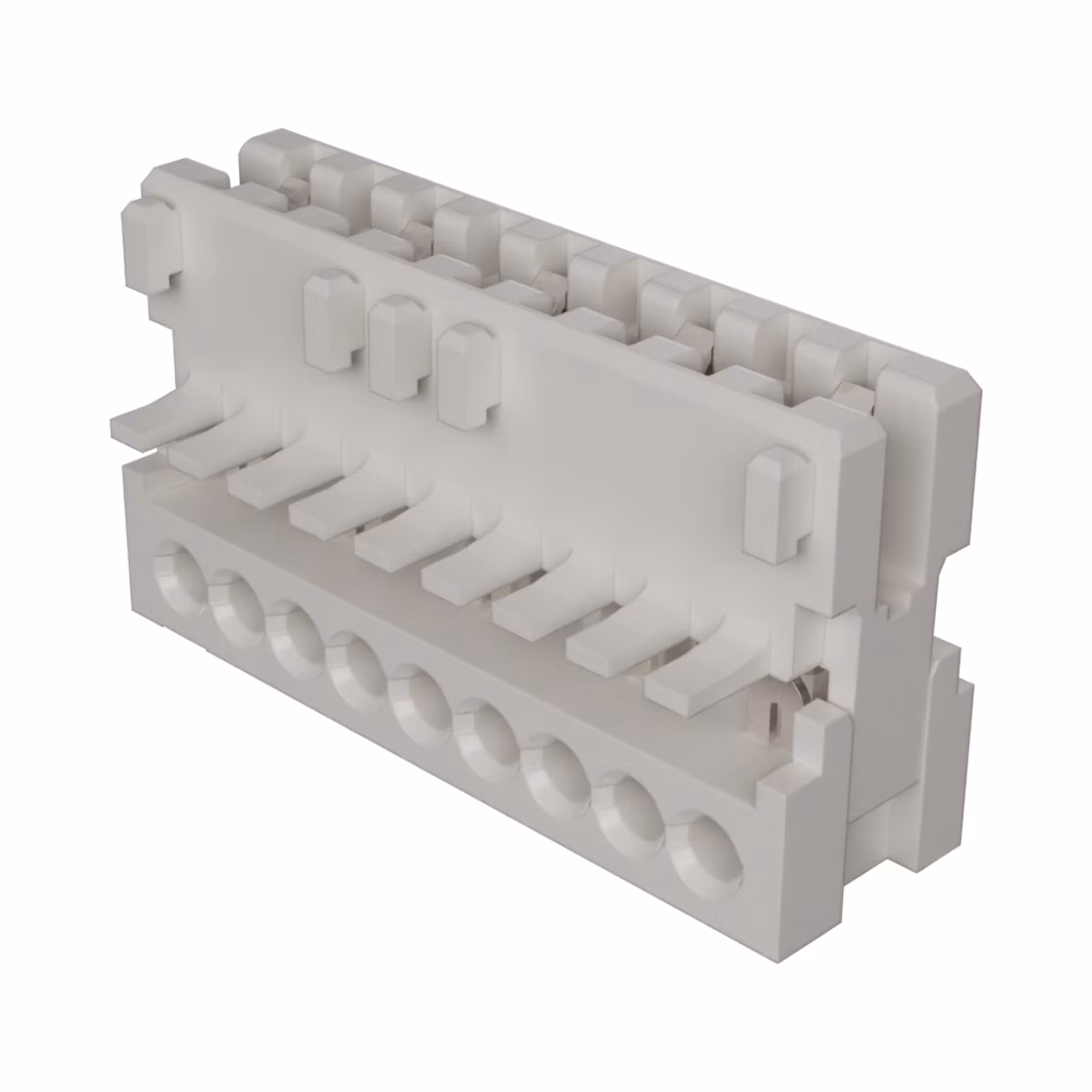5.00mm Appli-Mate RAST 2.5 IDT Housing, Direct/Indirect, Female, 5 Circuits, Position Keys B, C, G, H & I Removed, Green Color Stripe for sale