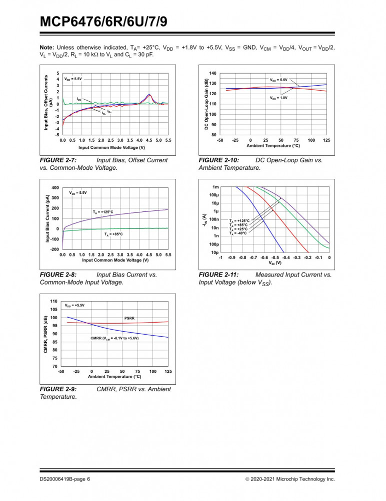 MCP6479 document preview, page 6