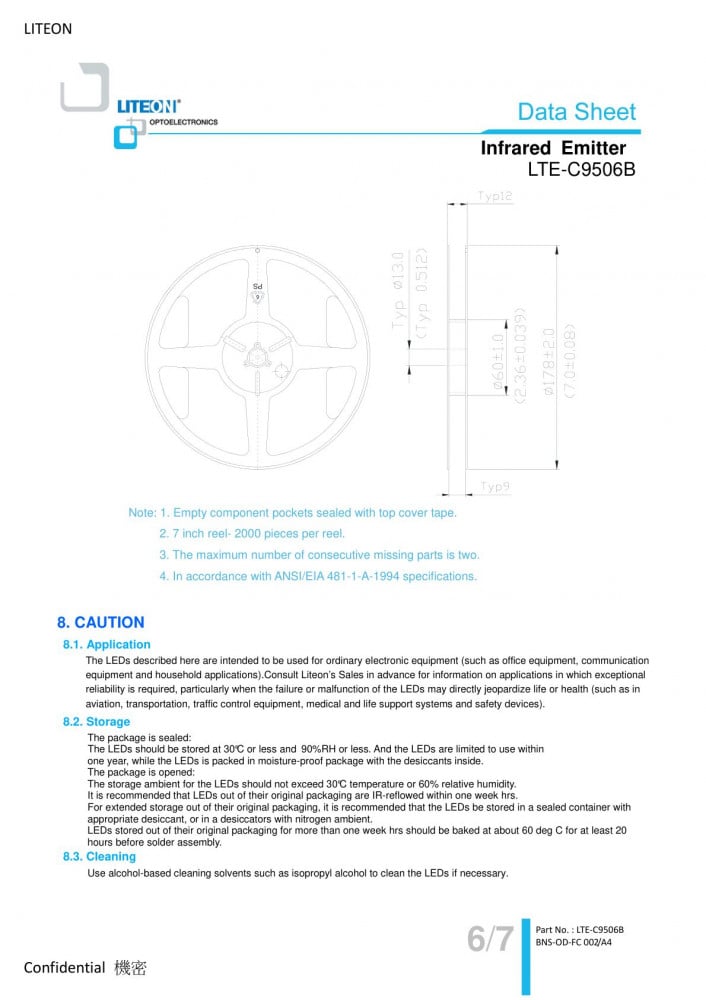 LTE-C9506B datasheet page 7