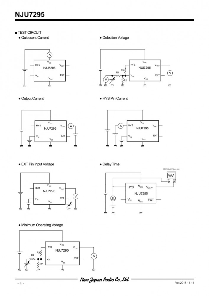NJU7295 datasheet page 4